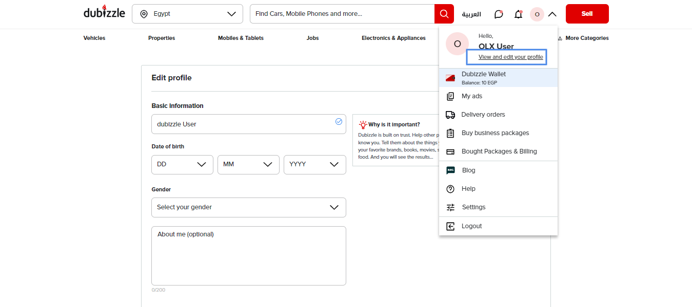 Can I change the email I registered? – Dubizzle Egypt